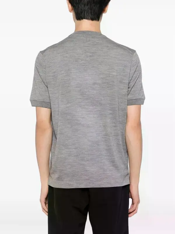 Canali Wool T-shirt - Grey