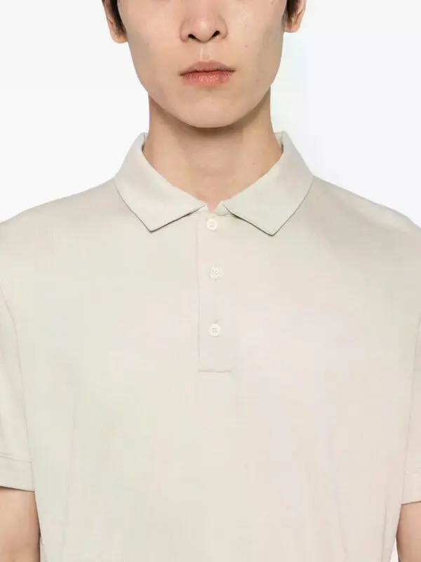 Canali Cotton-blended Polo Shirt