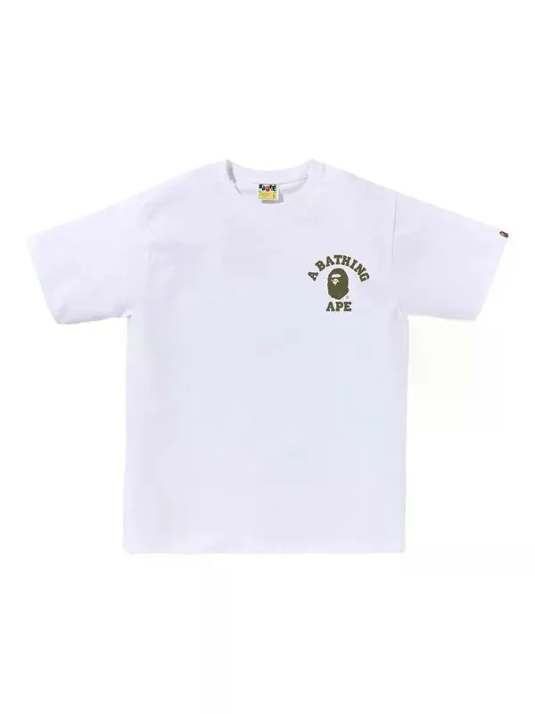 A BATHING APE Ape-head Logo T-shirt - White