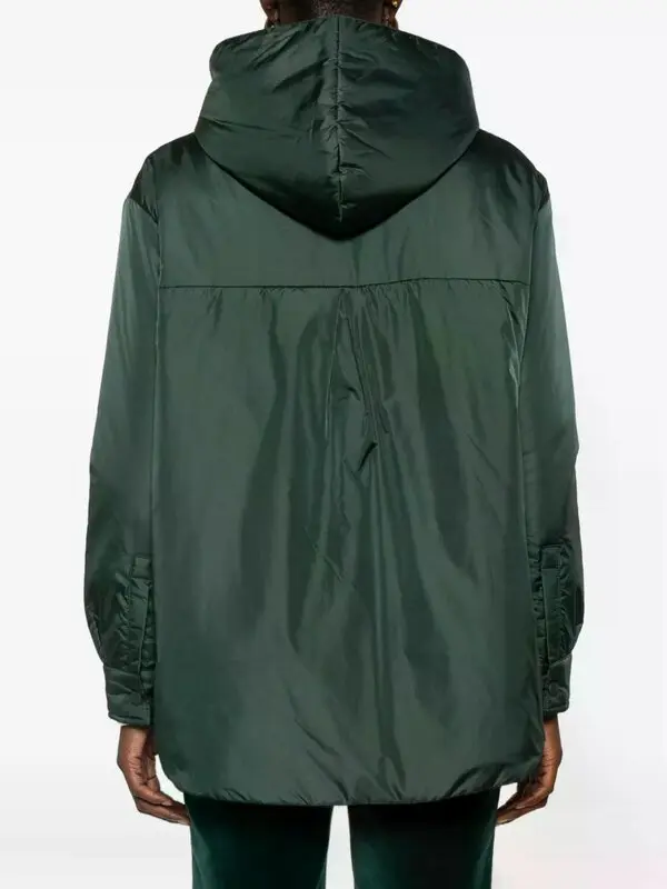 Aspesi Hooded Buttoned Jacket