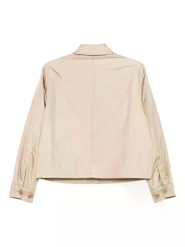 Aspesi Buttoned Patch-pocket Jacket - Neutrals