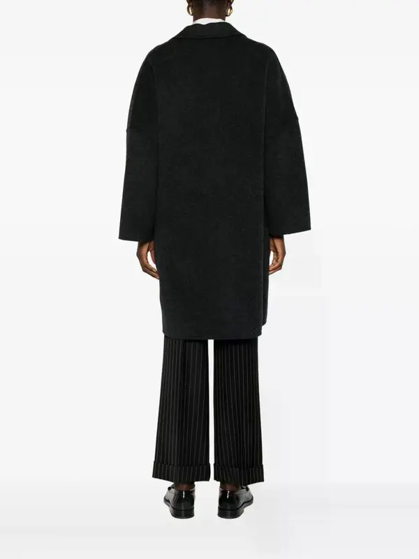 SEMICOUTURE Patch-pocket Wool Coat