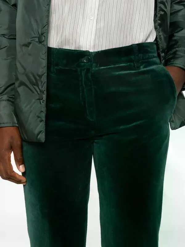 Aspesi Velvet Pocket Trousers - Green