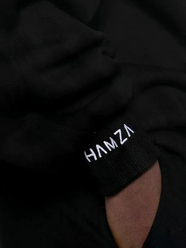 HAMZA Corset-detail Turtleneck Sweatshirt