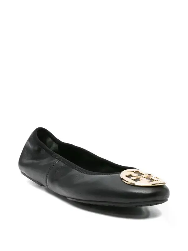 Tory Burch Reva Leather Ballet Flats