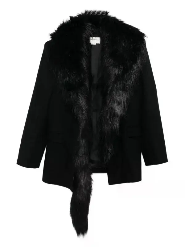 Burc Akyol Faux-fur Trimmed Coat