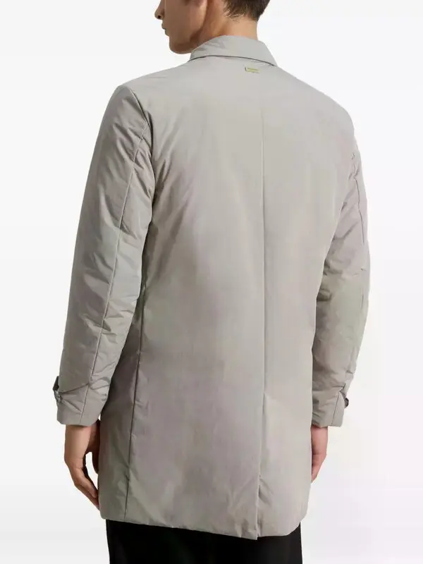 Woolrich Urban Touch Button-fastening Peached Coat - Grey