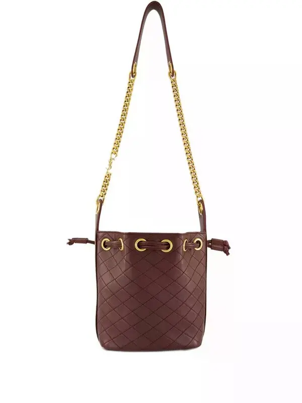 Saint Laurent Mini Quilted-leather Bucket Bag