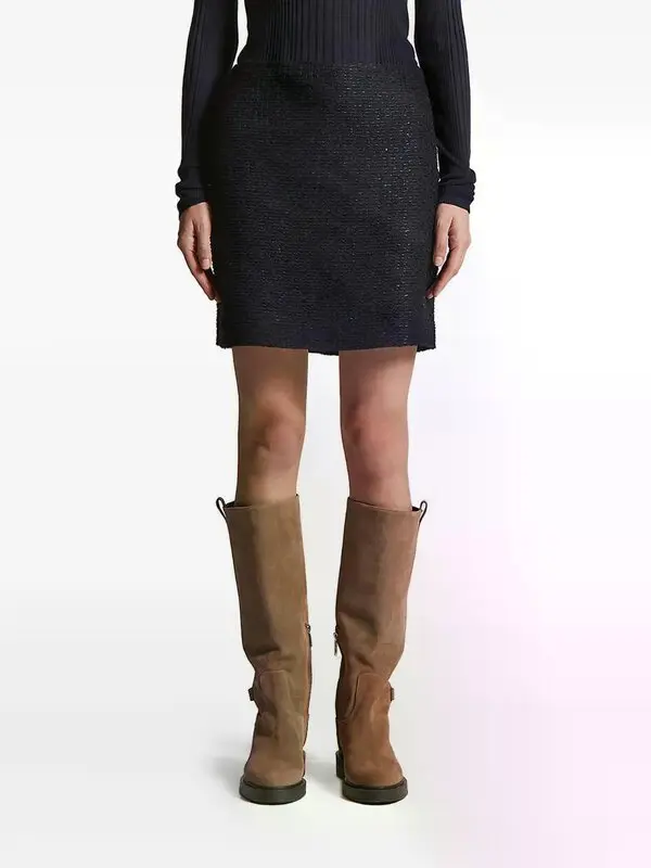 Peserico Tweed A-line Skirt