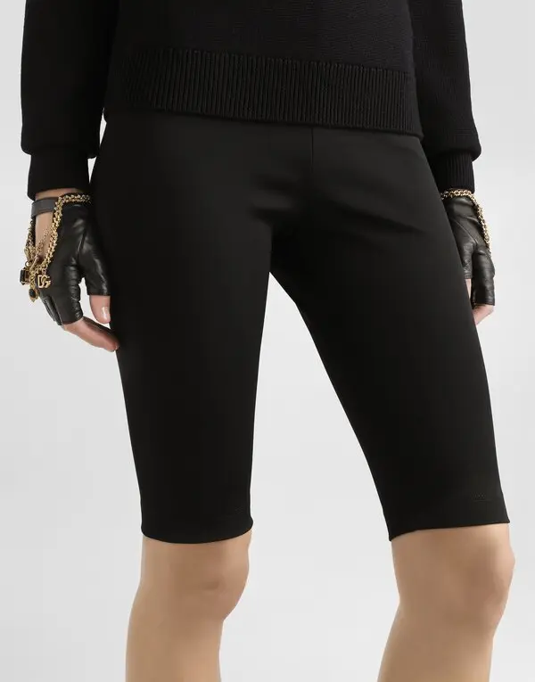 Dolce & Gabbana Milano Stitch Jersey Biker Shorts