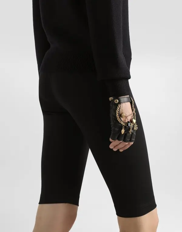 Dolce & Gabbana Milano Stitch Jersey Biker Shorts