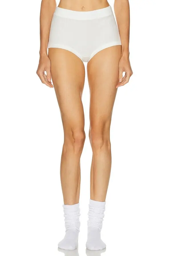 NEGATIVE UNDERWEAR Pointelle Lounge Short - White