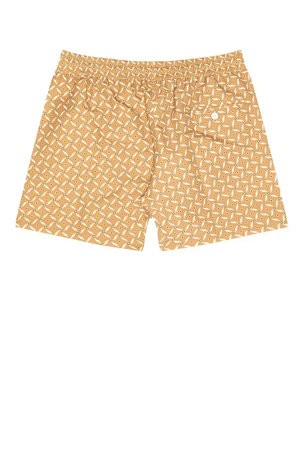 Frescobol Carioca Rio Swim Short - Almond & Ivory