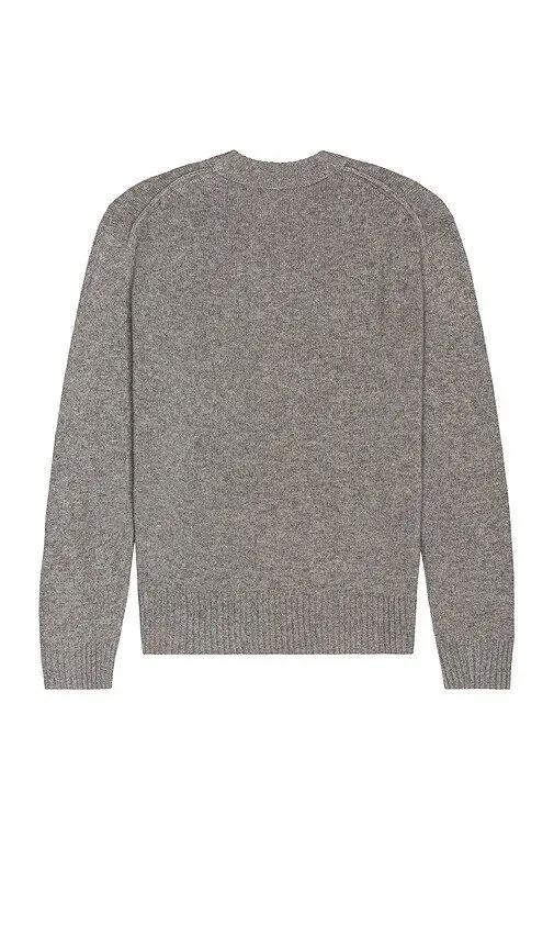FRAME Crew Neck Cashmere Sweater - Grey