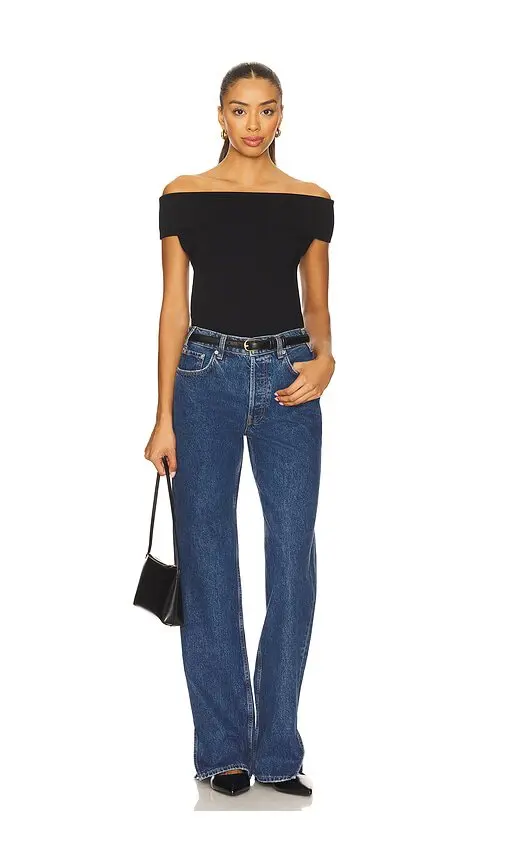 ANINE BING Off-the-shoulder Top