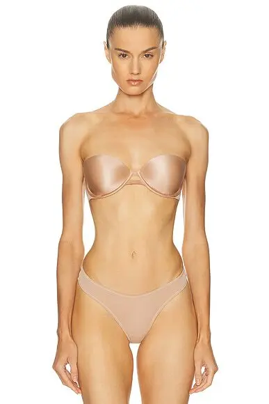 NEGATIVE UNDERWEAR Glace Strapless Bra - Buff