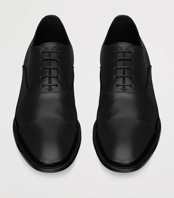 Saint Laurent Leather Adrien Oxford Shoes