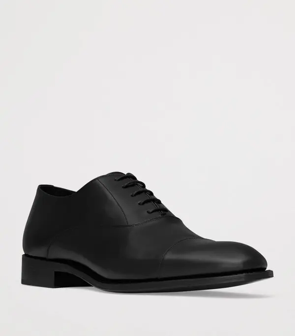 Saint Laurent Leather Adrien Oxford Shoes