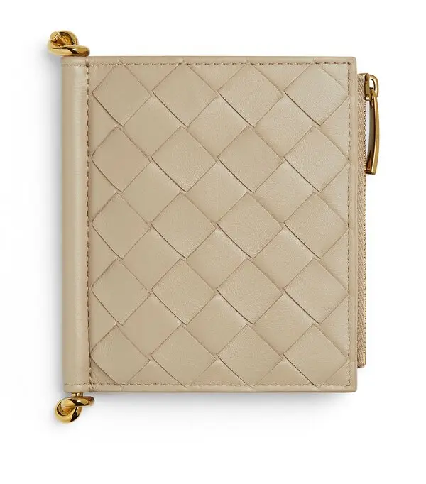 Bottega Veneta Leather Solstice Wallet - Neutral