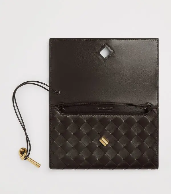 Bottega Veneta Leather Shoulder Bag - Brown