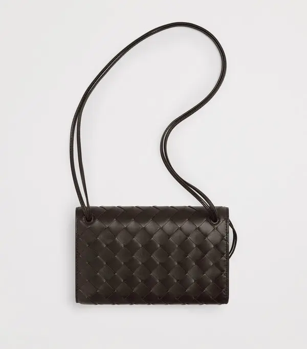 Bottega Veneta Leather Shoulder Bag - Brown