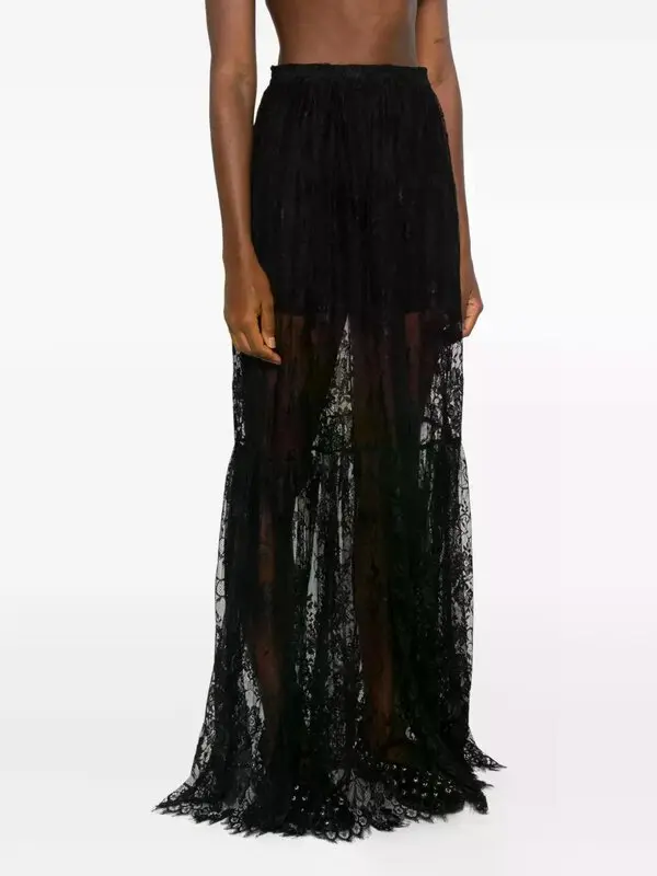 HAMZA Lace Maxi Skirt