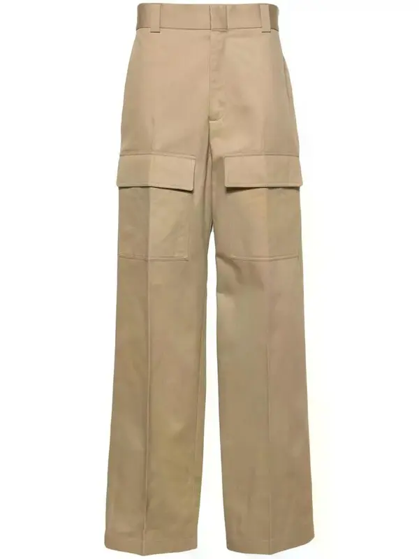 Gucci Wide-leg Cotton Cargo Trousers