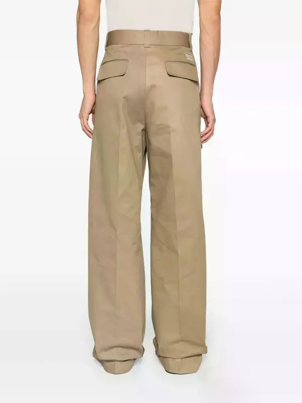Gucci Wide-leg Cotton Cargo Trousers