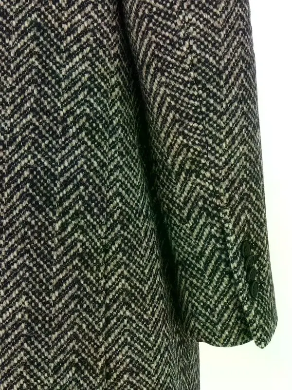Tagliatore Herringbone Double-breasted Overcoat