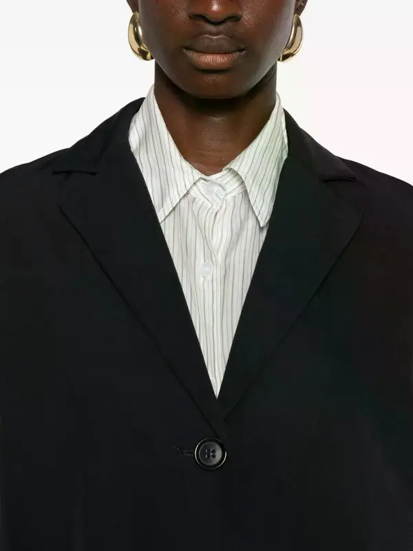 Aspesi Button-fastening Notched-lapel Coat