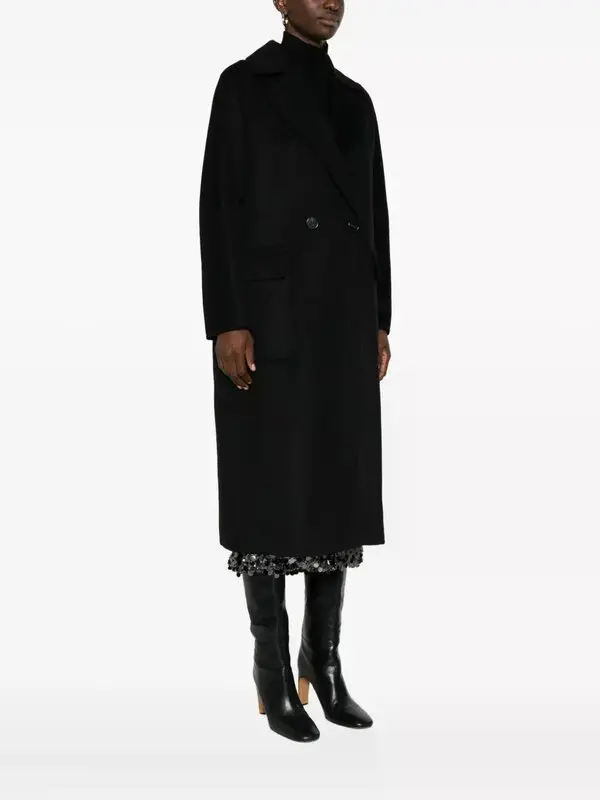 OTTOD'AME Belted Double-breasted Coat