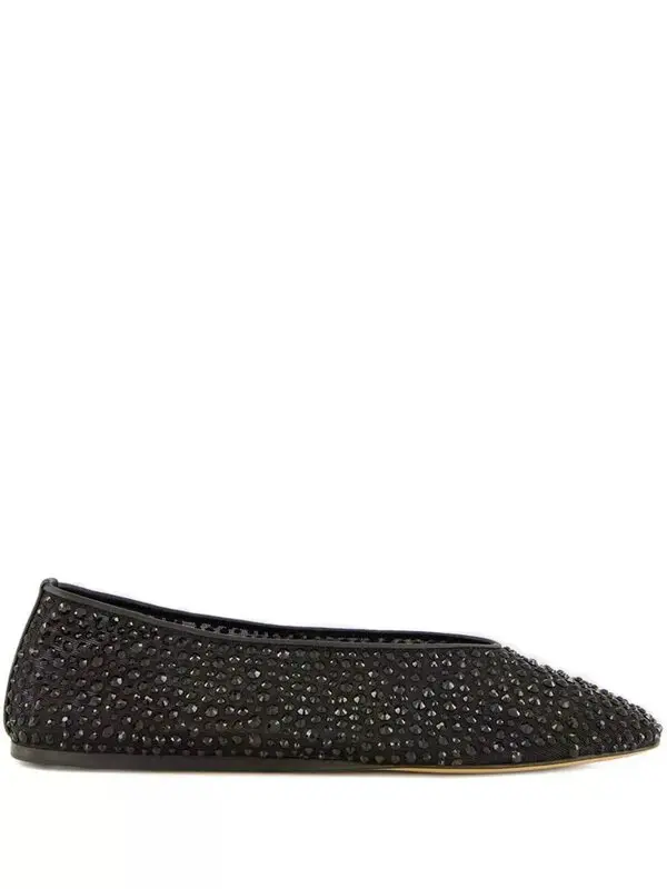 Le Monde Beryl Luna Crystal-embellished Ballet Flats