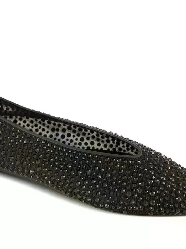 Le Monde Beryl Luna Crystal-embellished Ballet Flats
