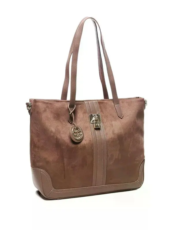 V°73 Georgia Padlock Suede Shoulder Bag