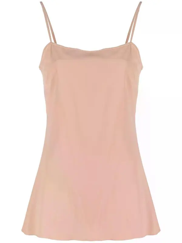Alberta Ferretti Square-neck Camisole Vest - Neutrals