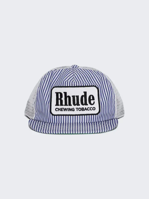 Rhude Striped Trucker Cap
