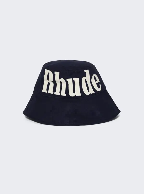 Rhude Logo Bucket Hat - Blue