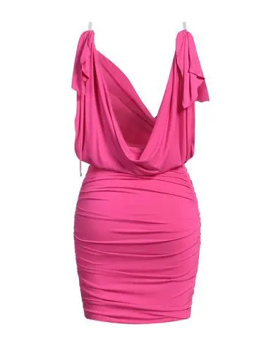 navy blue dress for baby girl V-Neck Bodycon Dress in Pink main image 0