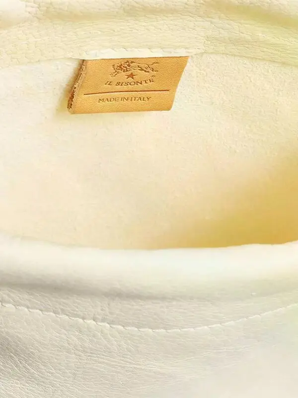 Il Bisonte Leather Bucket Bag - Neutrals