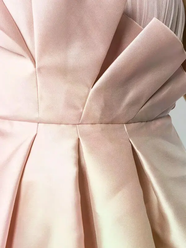 Alberta Ferretti Ruffled Bustier Gown