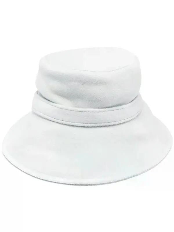 Alberta Ferretti Logo Plaque Hat - Neutrals