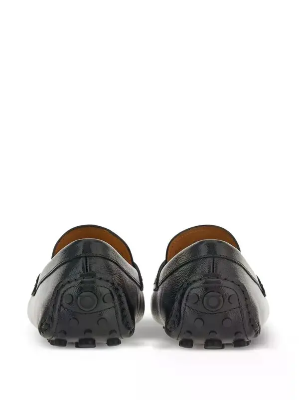 FERRAGAMO Gancini-buckle Leather Loafers