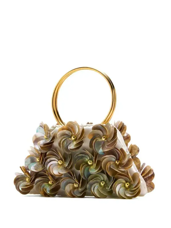 VANINA Fleurs De Shells Clutch