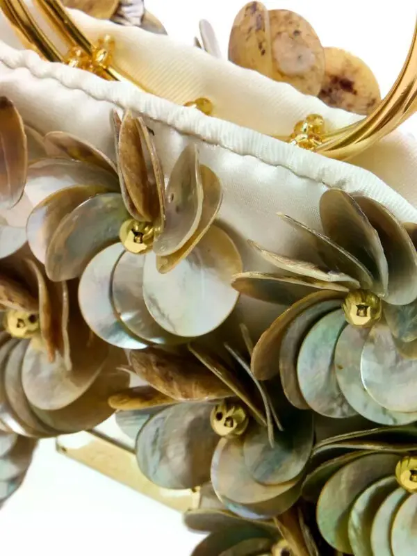 VANINA Fleurs De Shells Clutch