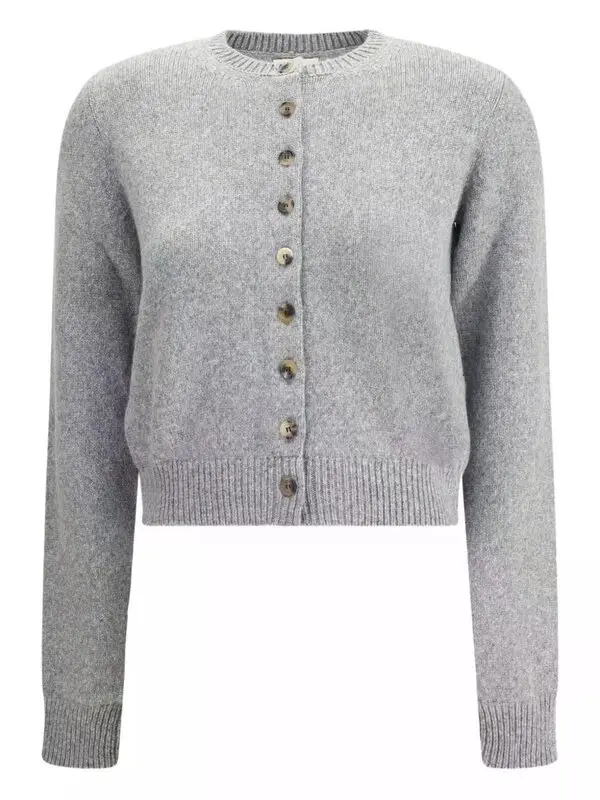 Khaite Everheart Button-front Cashmere Cardigan