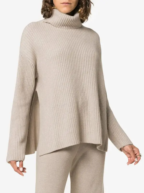 Le Kasha Lisbon Cashmere Roll Neck Jumper