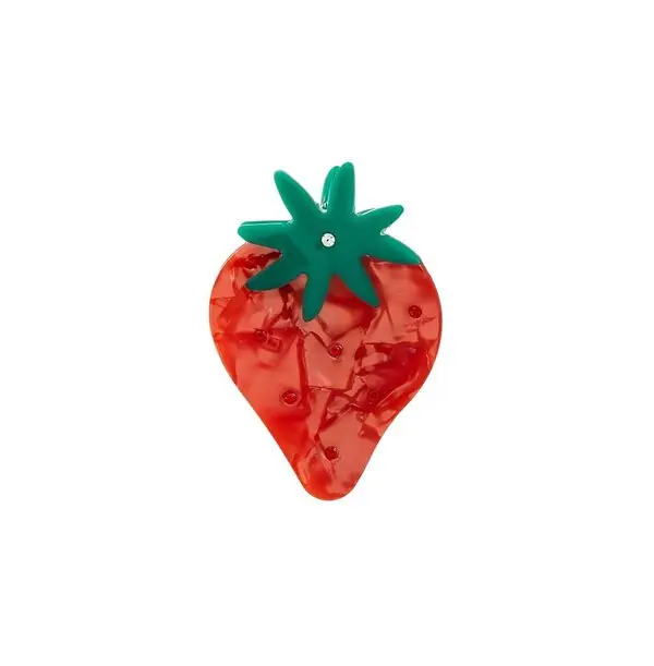 BY ADINA EDEN Strawberry Hair Claw Clip - Red