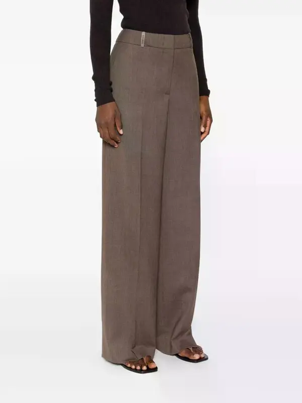 Peserico Wide-leg Trousers - Brown