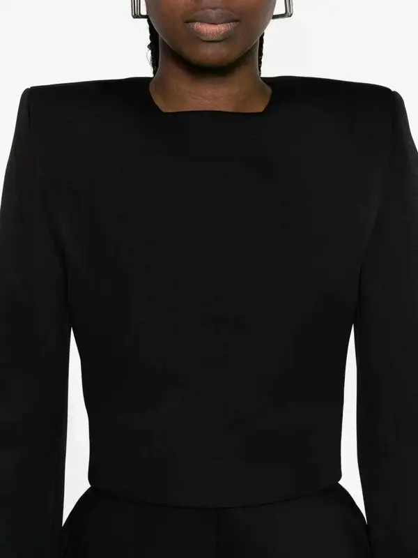 Burc Akyol Long-sleeve Crew-neck Blouse