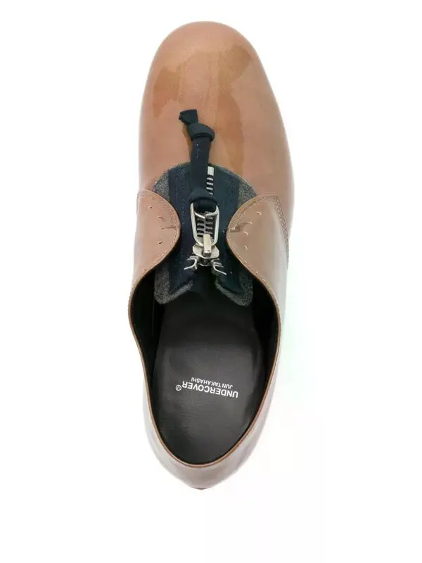 Undercover Leather Loafers - Brown